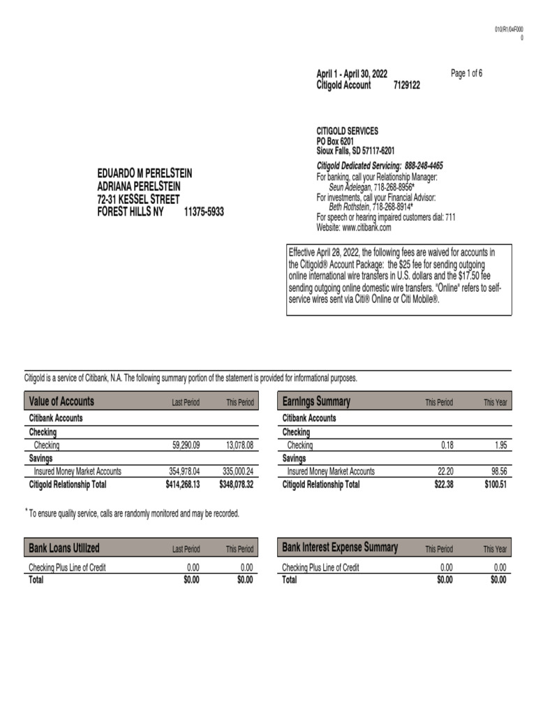 Statement Apr,2022 | PDF | Credit Card | Interest
