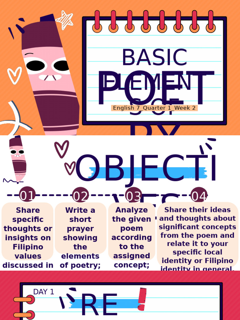 Elements of Poetry for Grade 7 | PDF | Poetry | Prayer