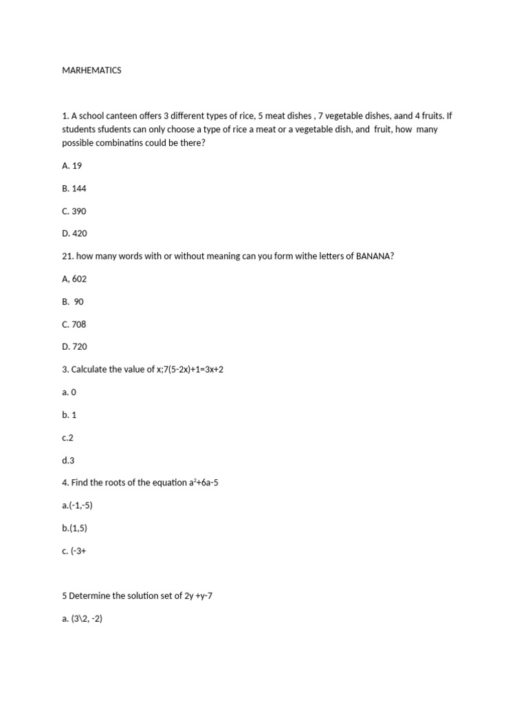 Mathematics Wps Office | PDF