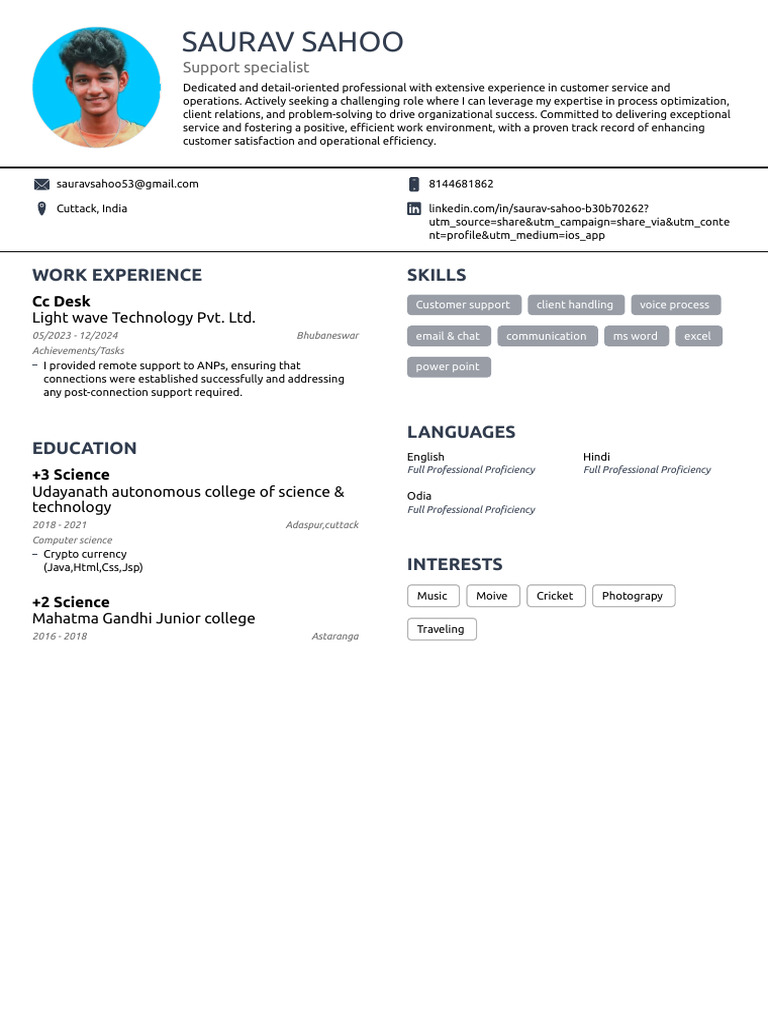 Saurav sahoo | PDF | Computing