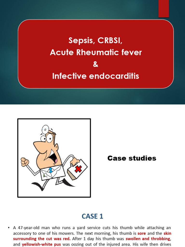 Case Studies - ARF&infective Endocarditis | PDF | Medical Specialties ...