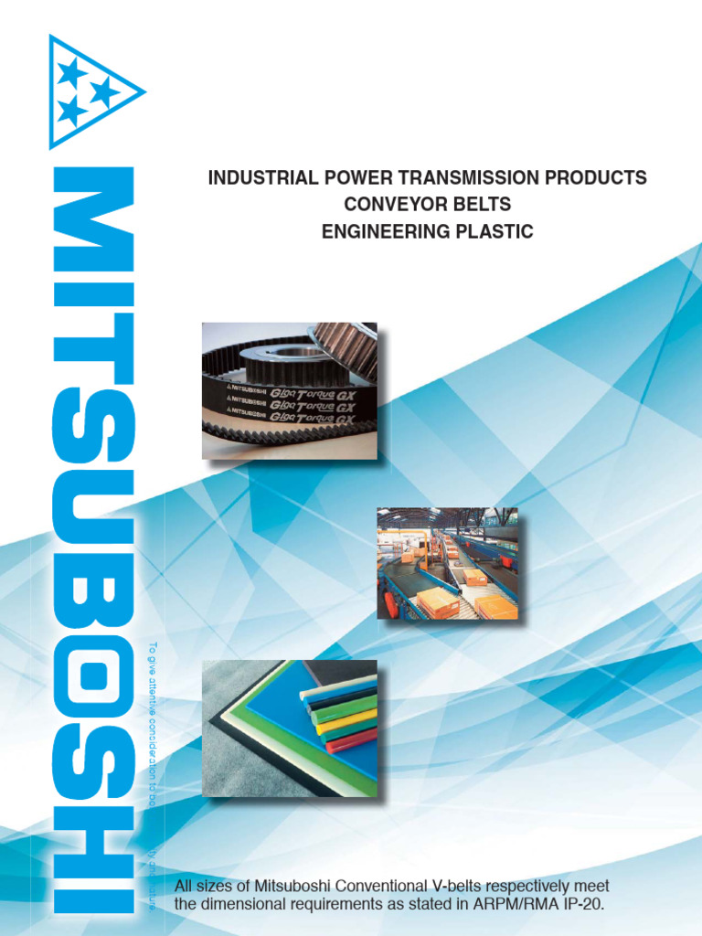 G8M V-Belt Specifications and Sizes | PDF | Belt (Mechanical) | Materials