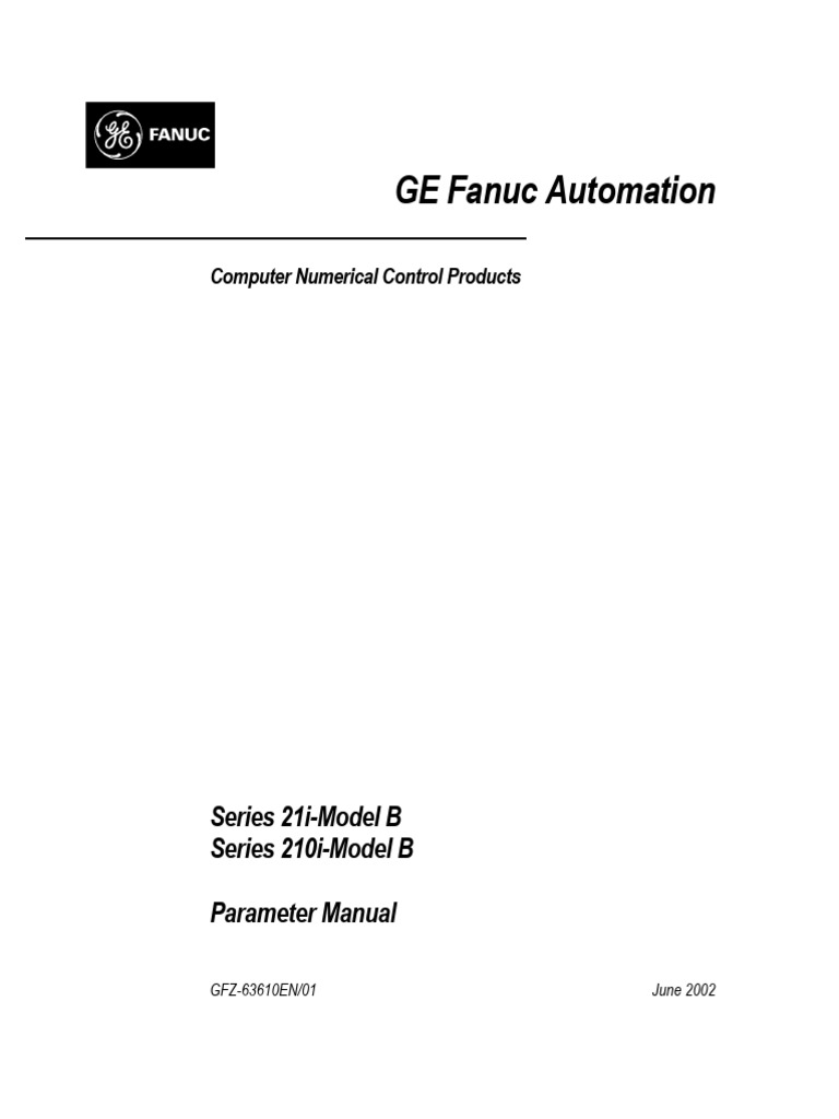 Parameter - 63610EN | PDF | Parameter (Computer Programming) | Input/Output
