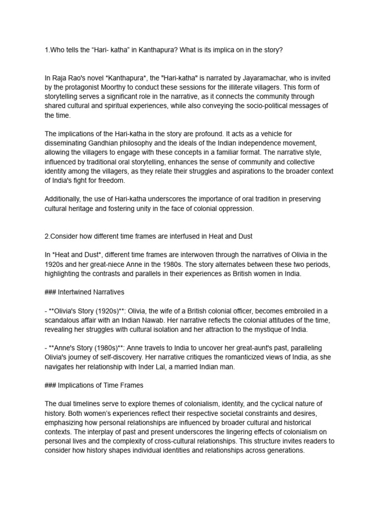 Indian Literature Objectives | PDF