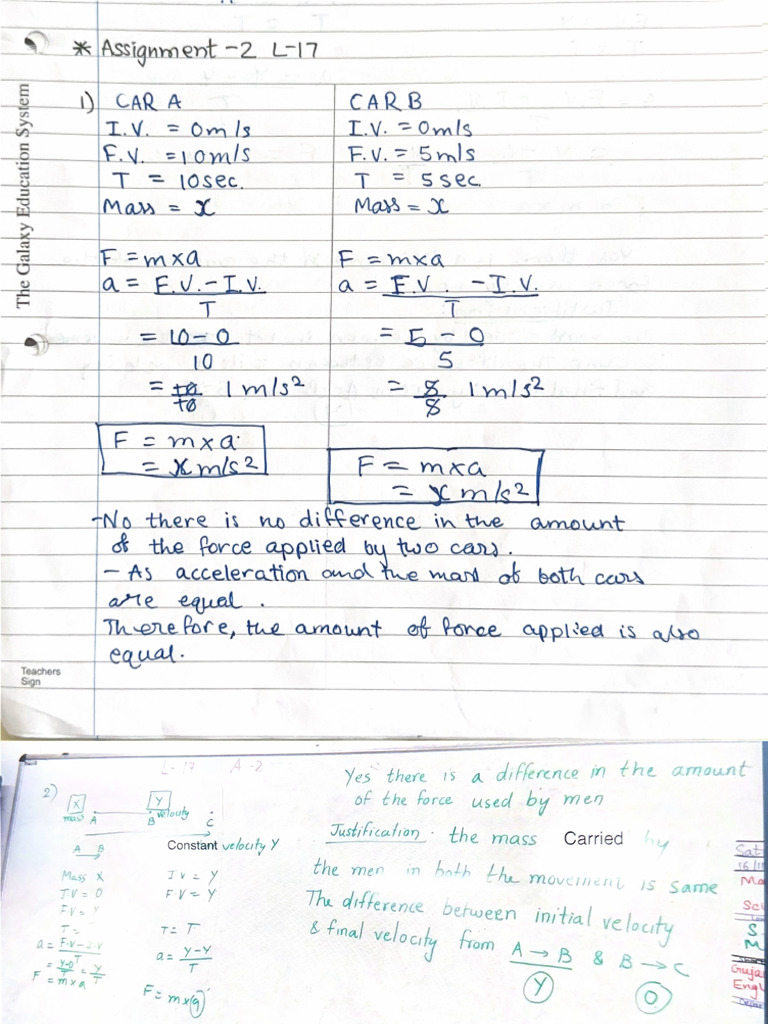 Science Assignment 2 | PDF
