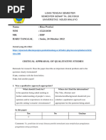 CASP Checklist for Systematic Reviews | PDF | Systematic Review | Meta Analysis