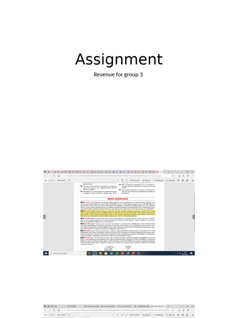 Assignment - Revenue - Income Tax | PDF