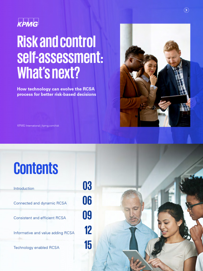 RCSA - KPMG | PDF | Risk | Risk Assessment