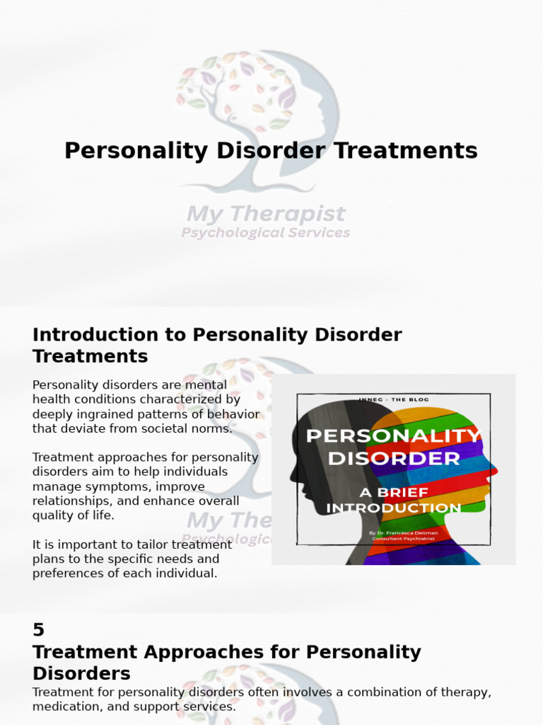 Personality Disorder Treatments | PDF | Dialectical Behavior Therapy ...