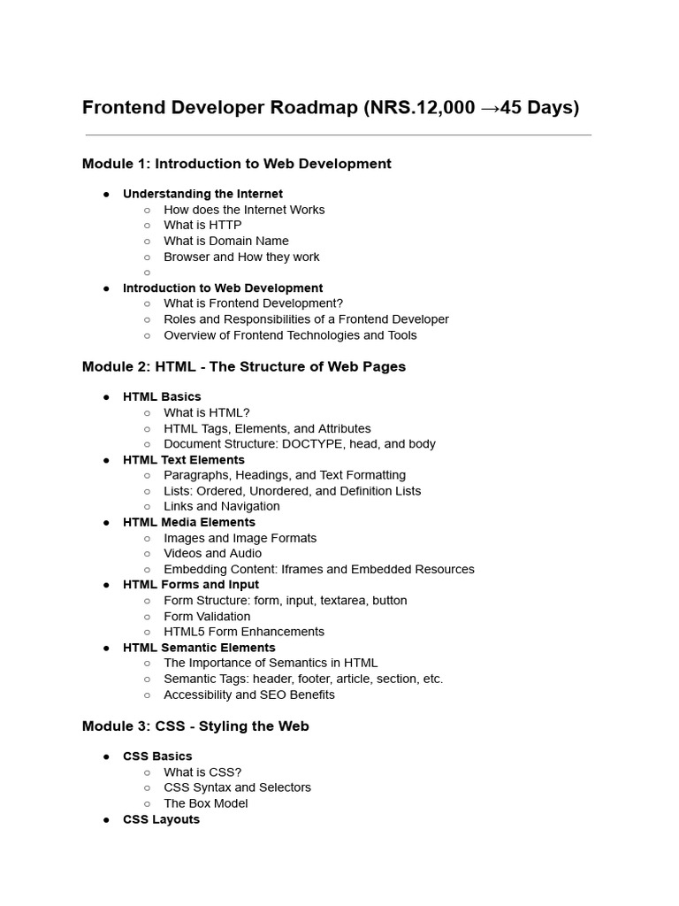 Zyluxitsolution Course Overview | PDF | Html | Java Script