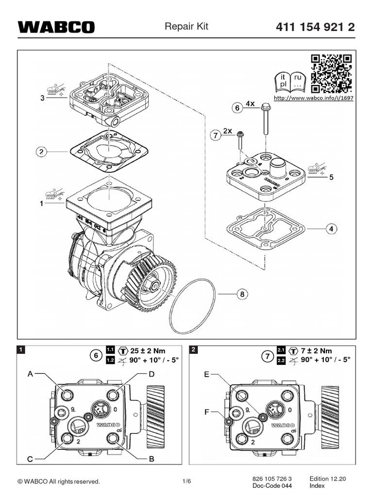 Wabco 8261057263 | PDF