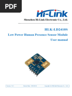 HLK LD2450 Instruction Manual | PDF | Radar | Antenna (Radio)