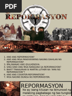 Aralin 4 Ang Repormasyon at Kontra Repormasyon | PDF