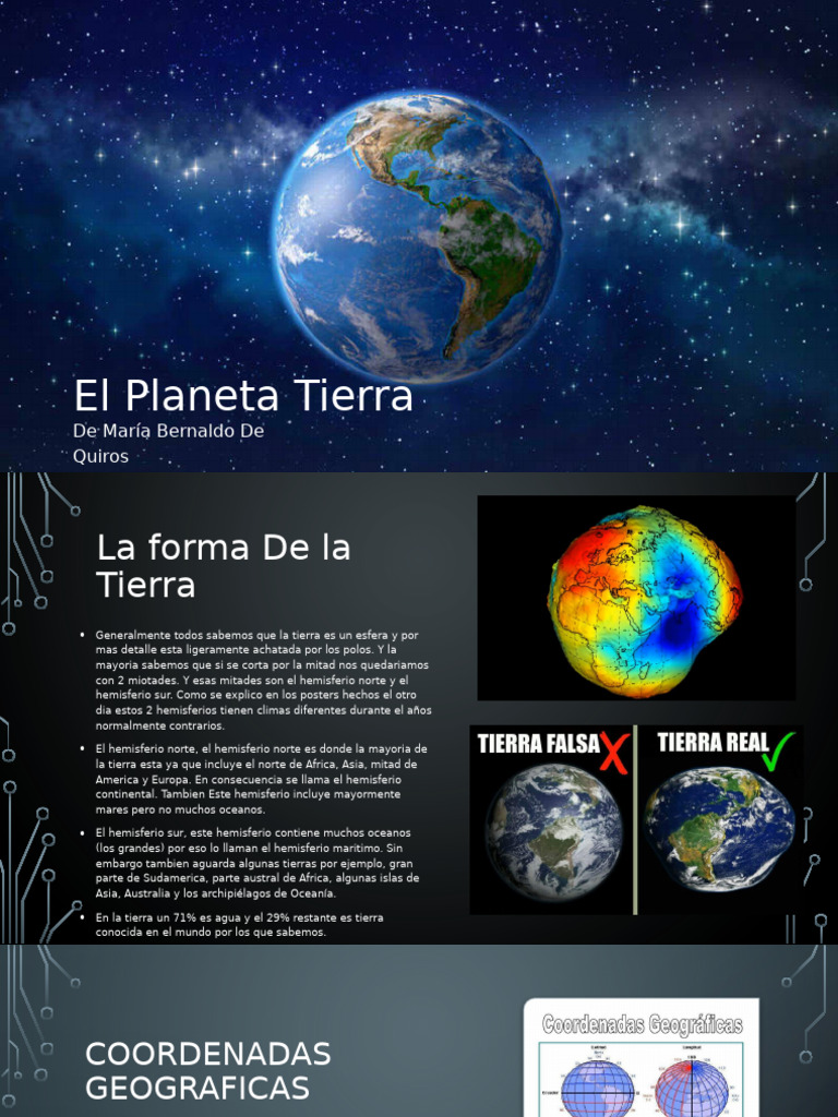 LA TIERRA ES REDONDA | PDF | Tierra | Mapa