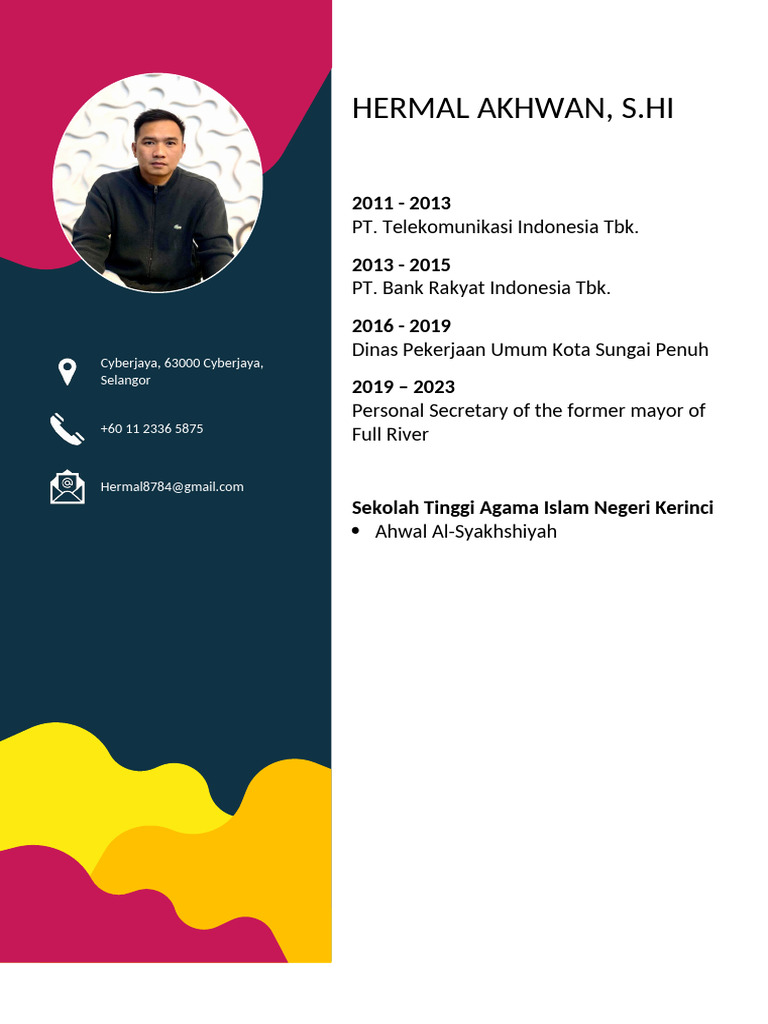 Playful Business Resume Ubay | PDF
