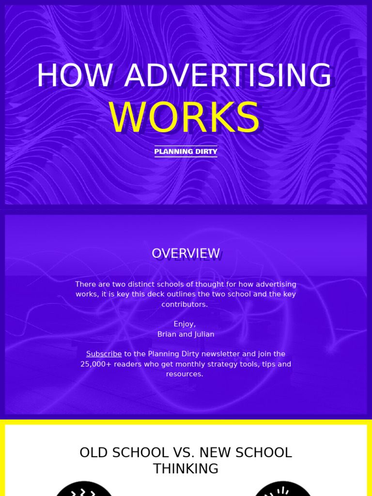 Advertising Theories: Old vs. New | PDF | Brand | Advertising