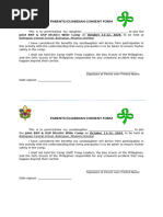 BSP Parental Consent | PDF