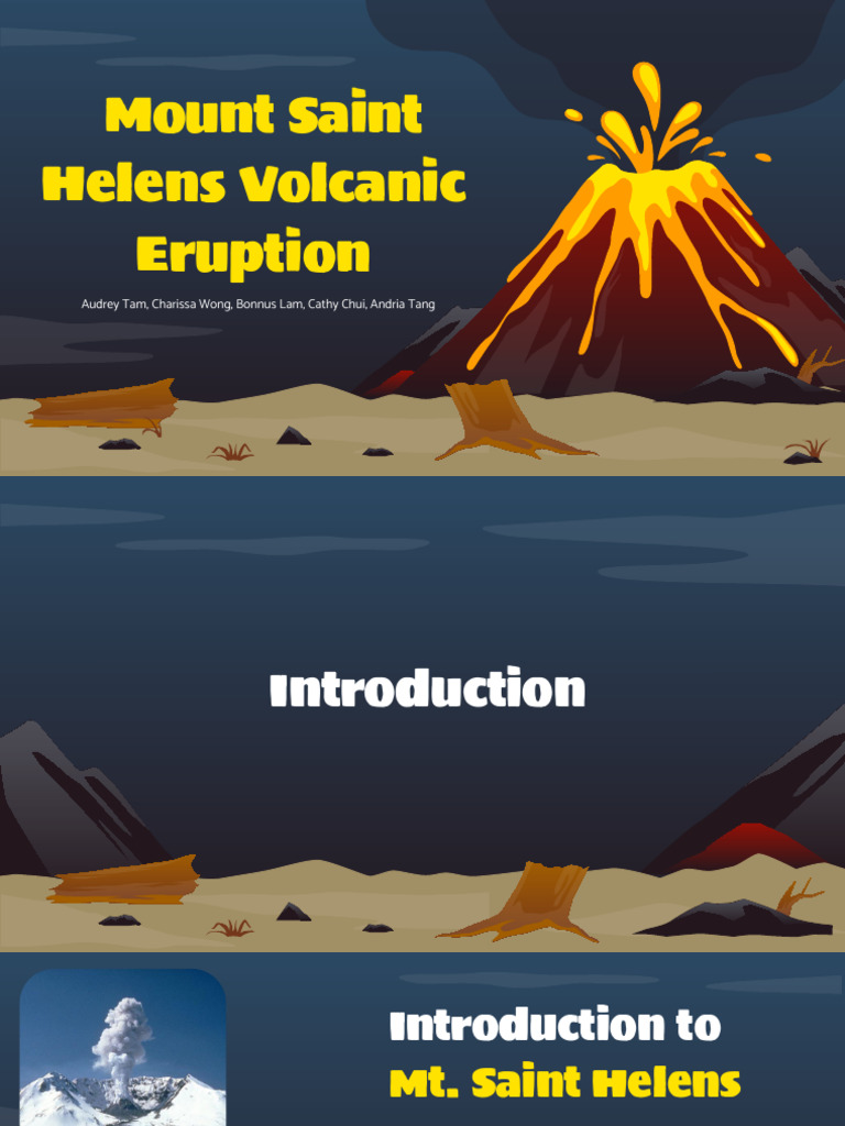 Geo - Mount Saint Helens Volcanic Eruption | PDF | Volcano | Types Of ...