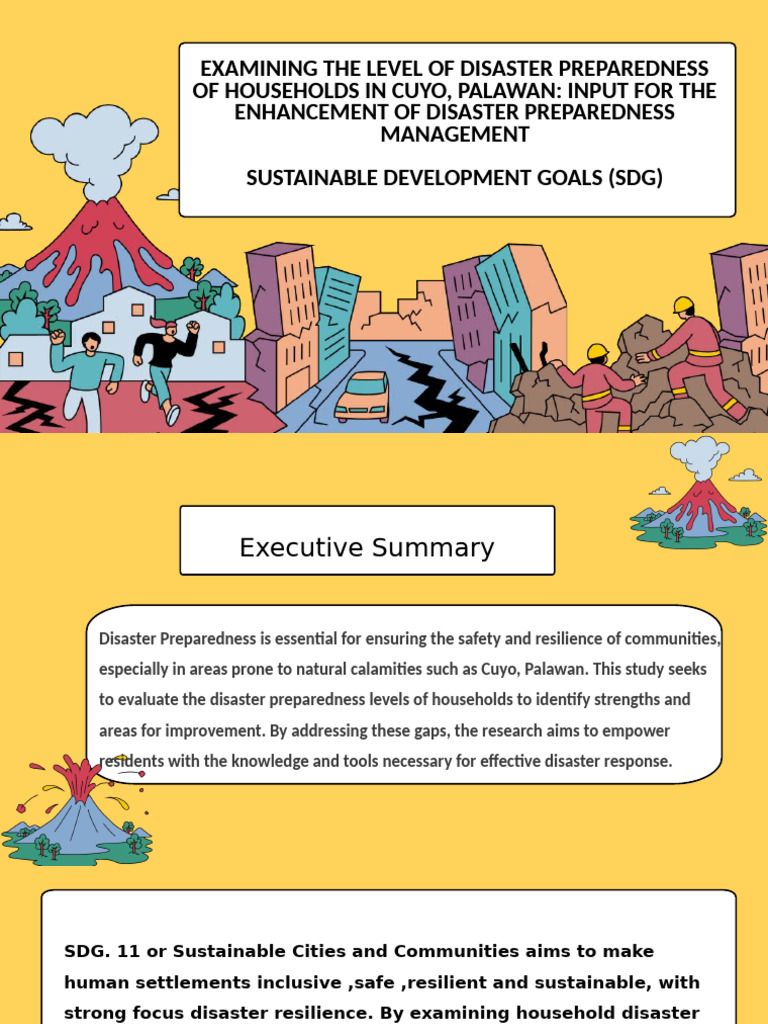 Natural Disasters Science Educational Presentation in Yellow Blue and ...