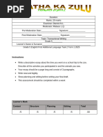Programme of Assessment NSTech Grade 4-5 2025 | PDF | Applied And ...