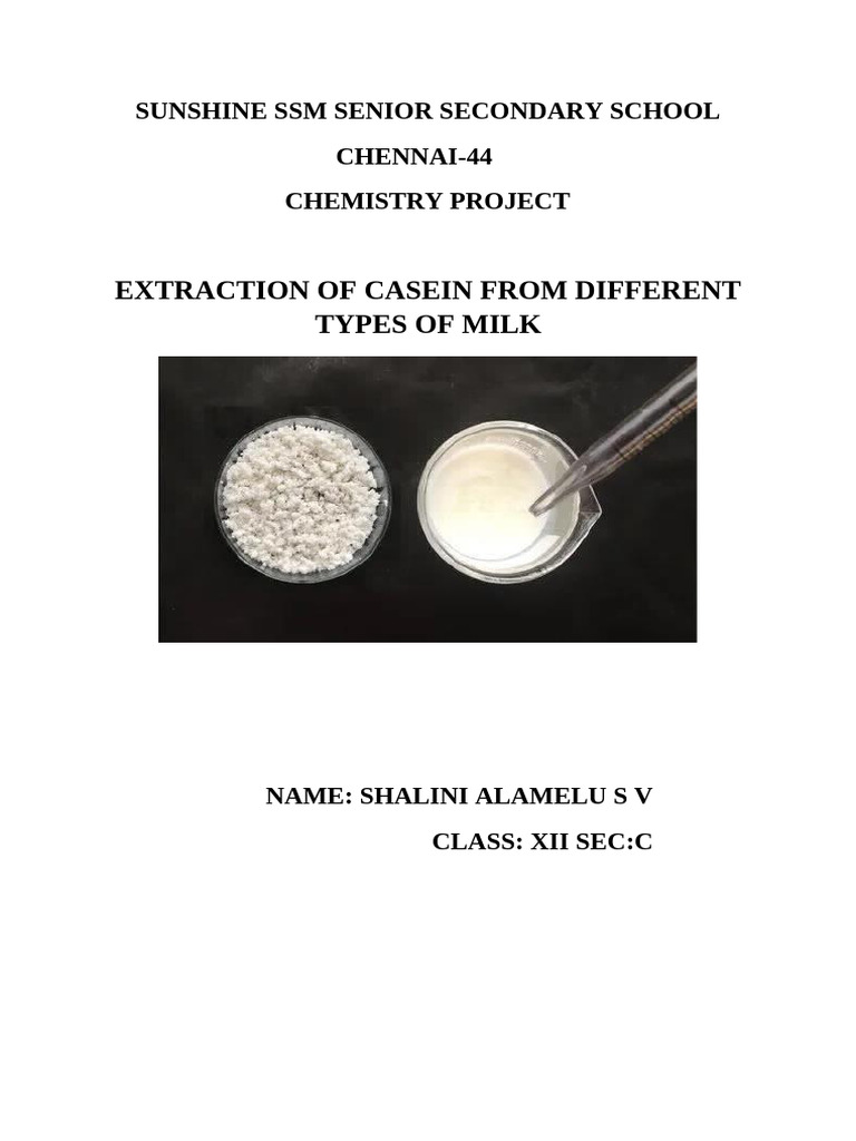 final project 2 | PDF | Milk | Acid