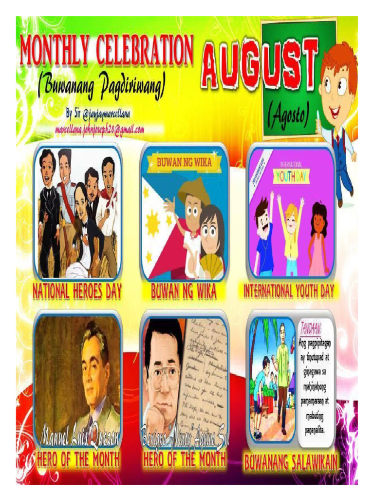 Monthly Celebration Posters | PDF