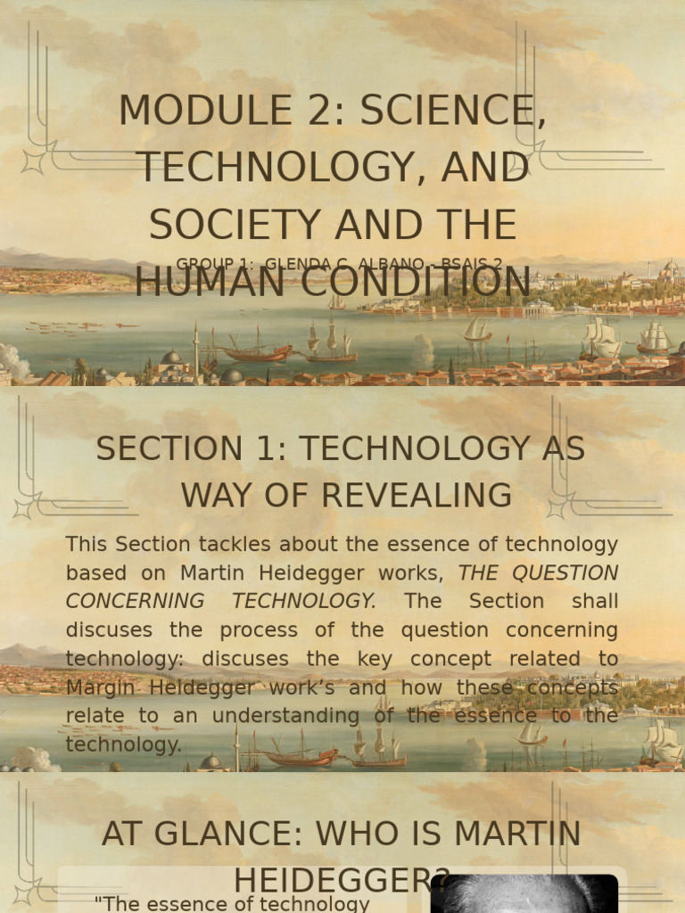 Module2 Sts and the Human Condition | PDF | Martin Heidegger | Truth