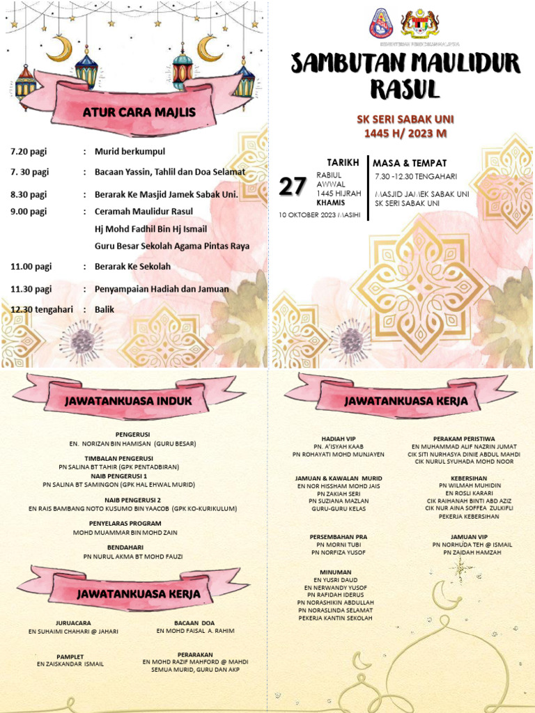 Buku Program Maulid 2023 | PDF