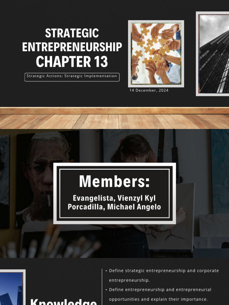 Chapter 13 Strategic Entreprenuership | PDF | Entrepreneurship | Franchising