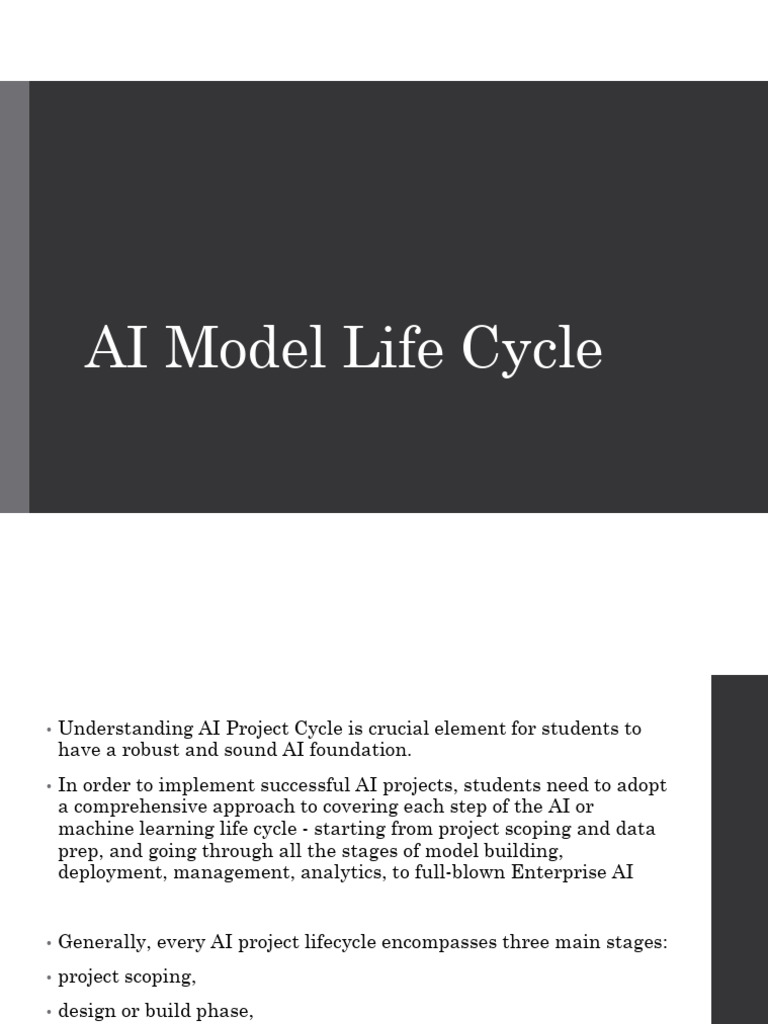 AI Model Life Cycle | PDF | Artificial Intelligence | Intelligence (AI) & Semantics