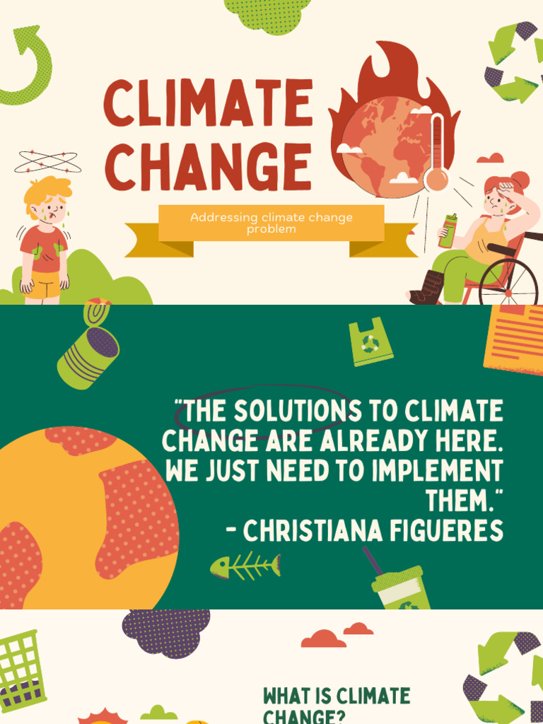 Addressing Climate Change Problem | PDF | Climate Change | Climate ...