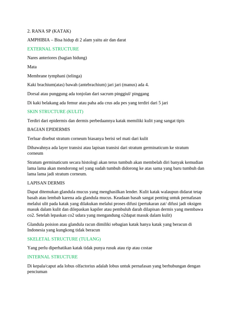 Catatan Biologi Uas | PDF