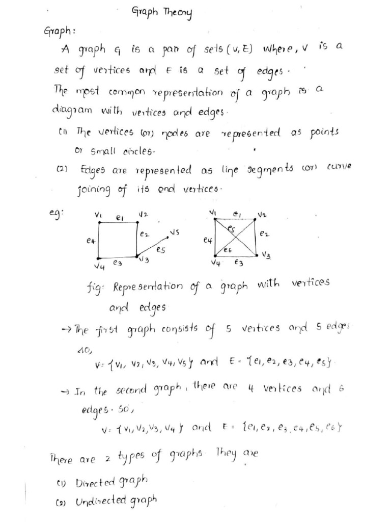 Graph Theory (Unit - 5) | PDF