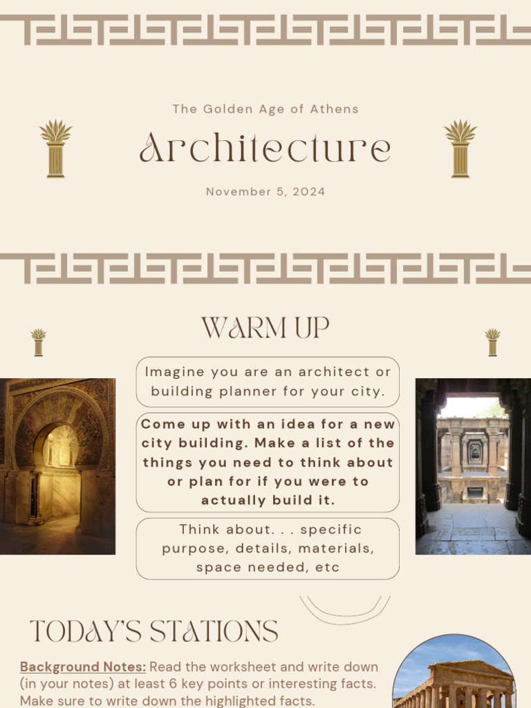 "Golden Age of Athens" Slides | PDF | Theatre | Sculpture