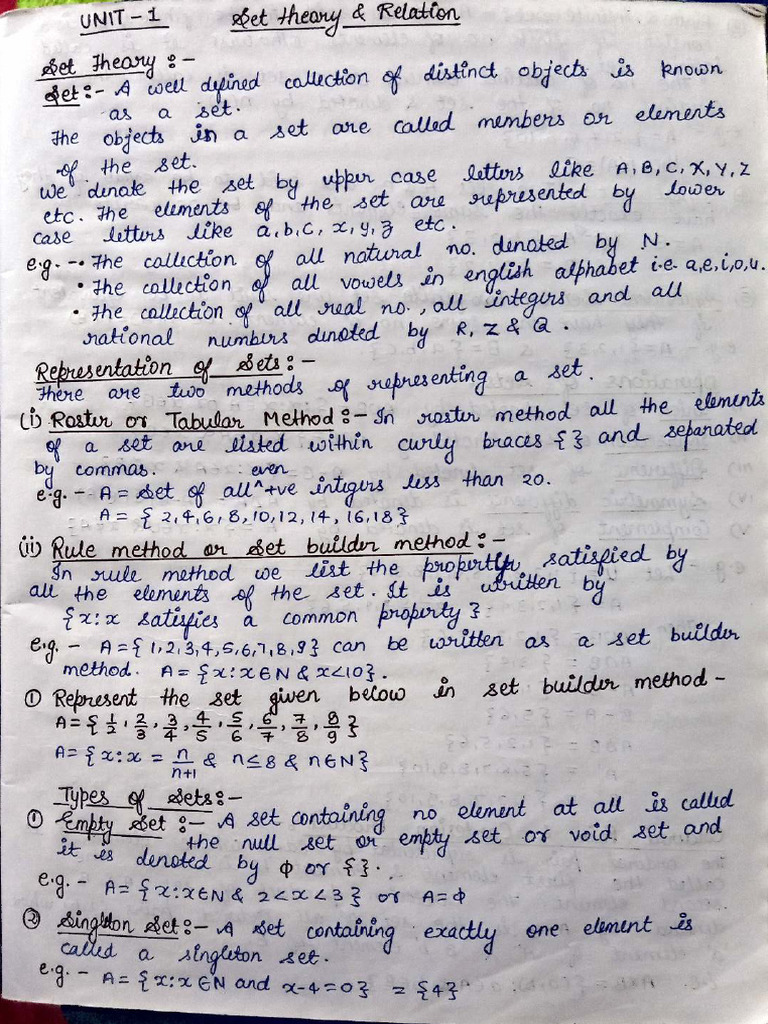 DSTL Notes Unit 1 | PDF