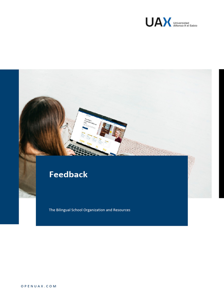 Feedback The Bilingual School | PDF | Rubric (Academic) | Multilingualism