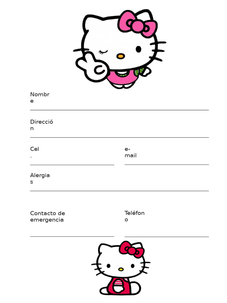 Interior Agenda 2025 Hello Kity | PDF