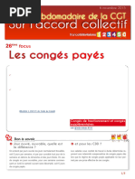 Types de Congés Au Maroc | PDF