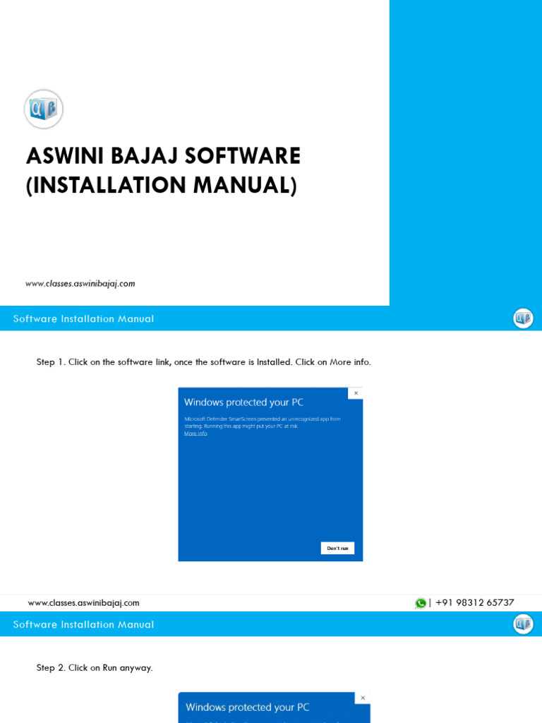New Software (Installation Manual) - 2024 | PDF