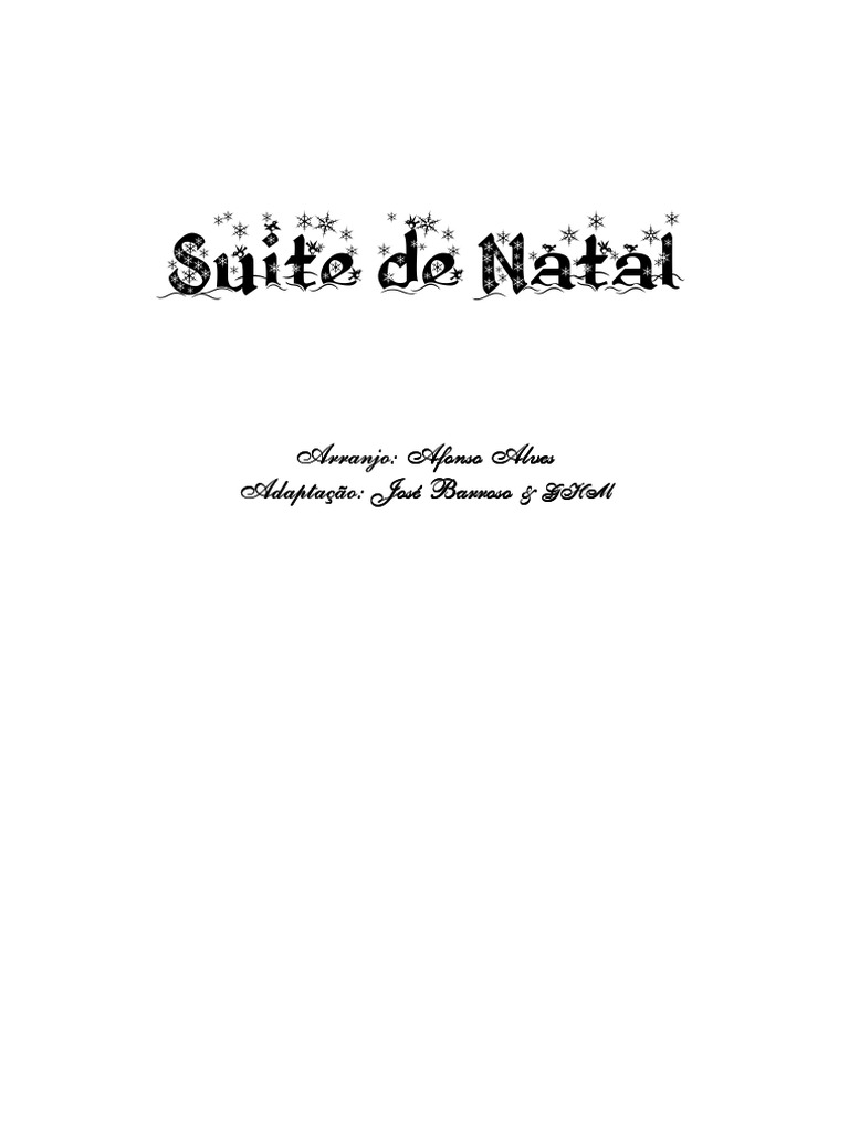 02_Suite de Natal - Oboé C | PDF | Musical Forms