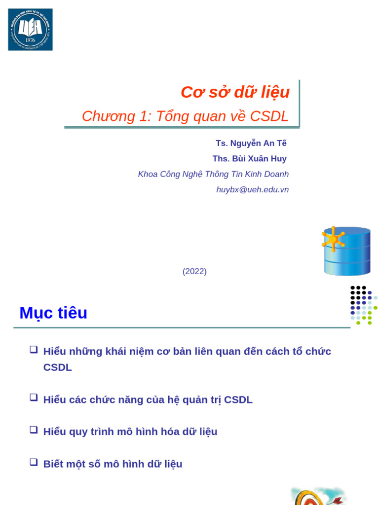 CSDL.ch1.Tong Quan Ve CSDL | PDF