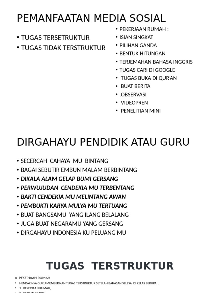 Pemanfaatan Media Sosial Pembelajaran | PDF