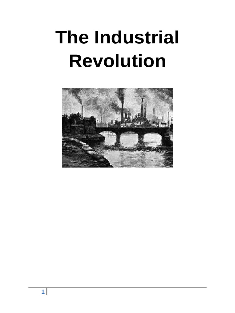 The Industrial Revolution Information Booklet | PDF | Industrial ...