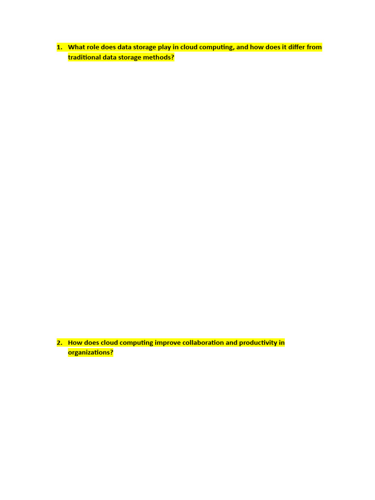 CLOUD TUTE 1 | PDF | Cloud Computing | Software As A Service