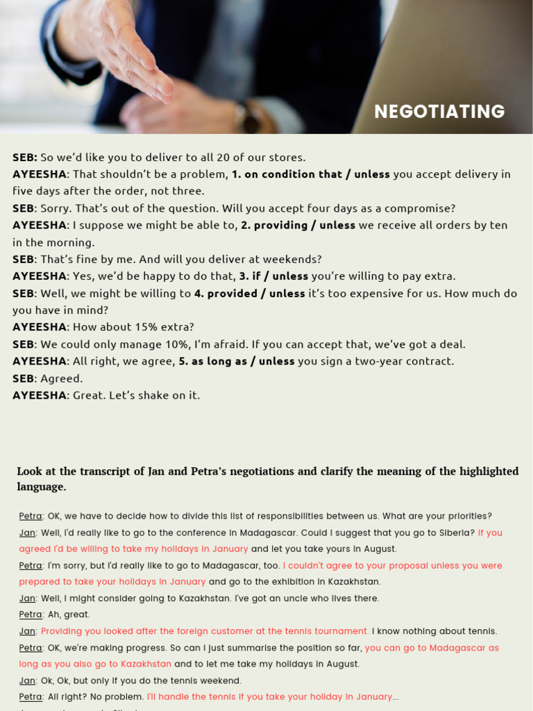 Contract Negotiation Guide | PDF | Procurement | Business