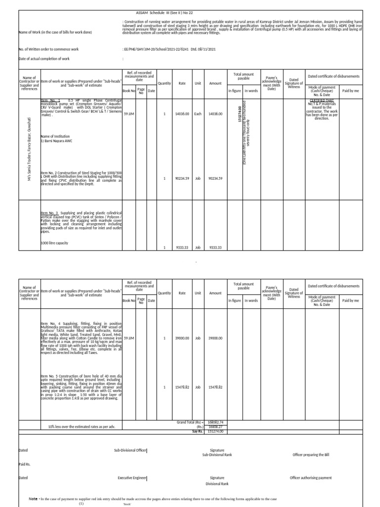 Barni Napara AWc | PDF | Payments | Cheque
