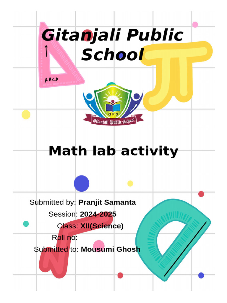 mathematics front page | PDF