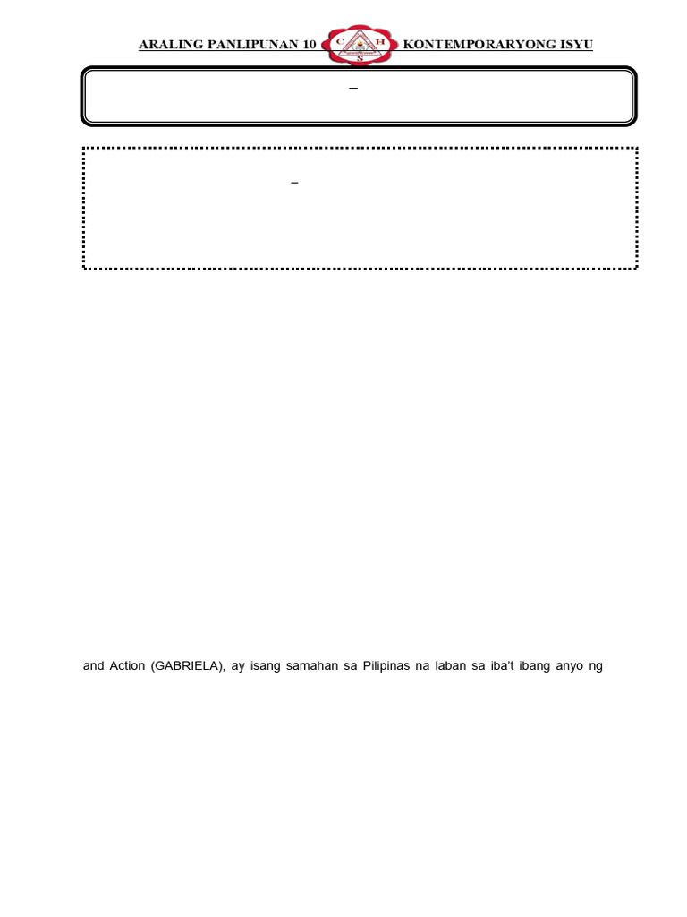 AP10 Quarter-3 LAS Week-4 | PDF