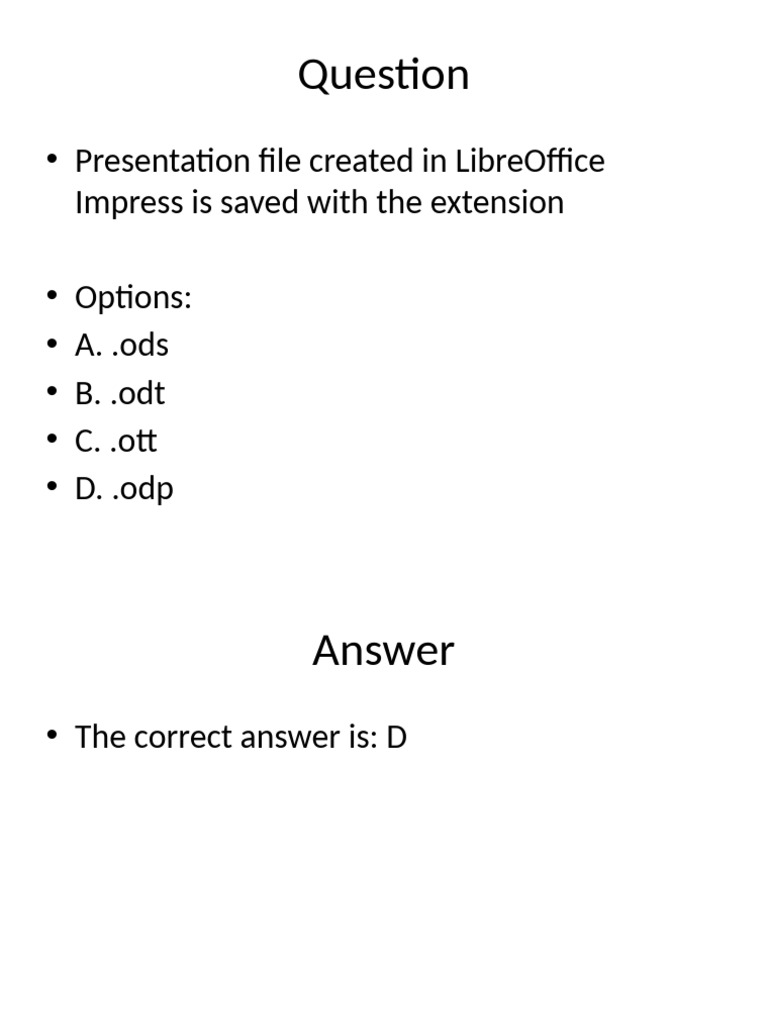 LibreOffice Questions Answers | PDF