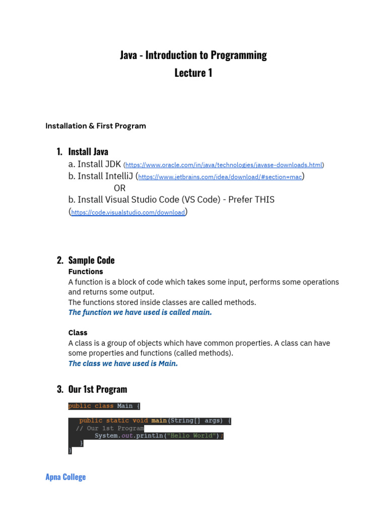 Java Lecture project | PDF Java Lecture project | PDF